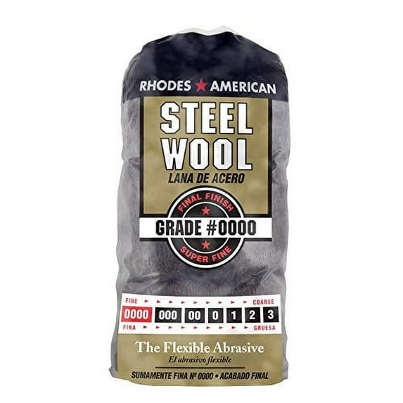 Homax 10120000 Steel Wool, 12 pad, Super Fine Grade #0000, Rhodes ...
