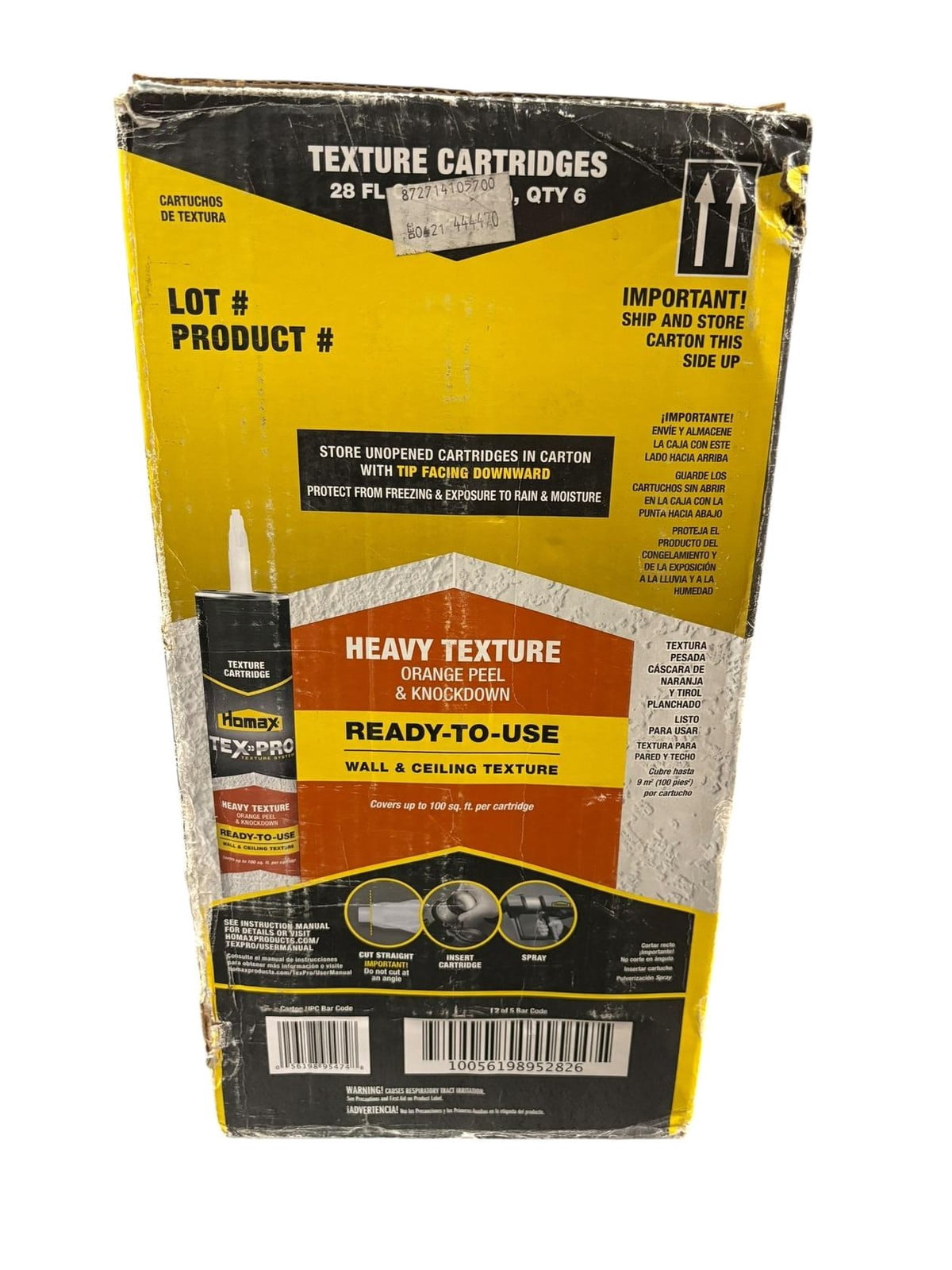 Homax Tex-Pro 28 fl. oz. Orange Peel and Knockdown Heavy Wall and ...