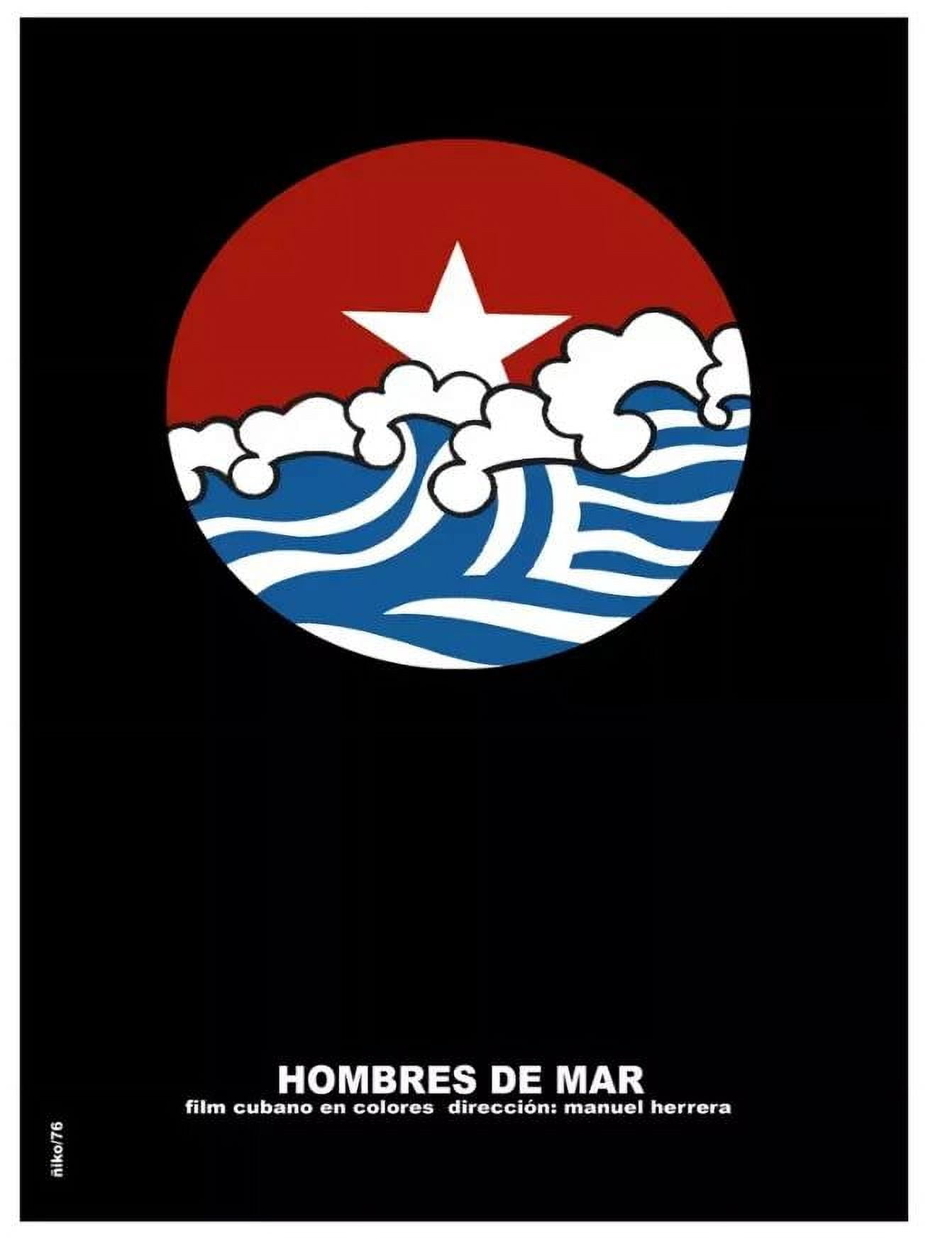 Hombres de mar Cuban film Decoration Poster.Graphic Art Interior design ...