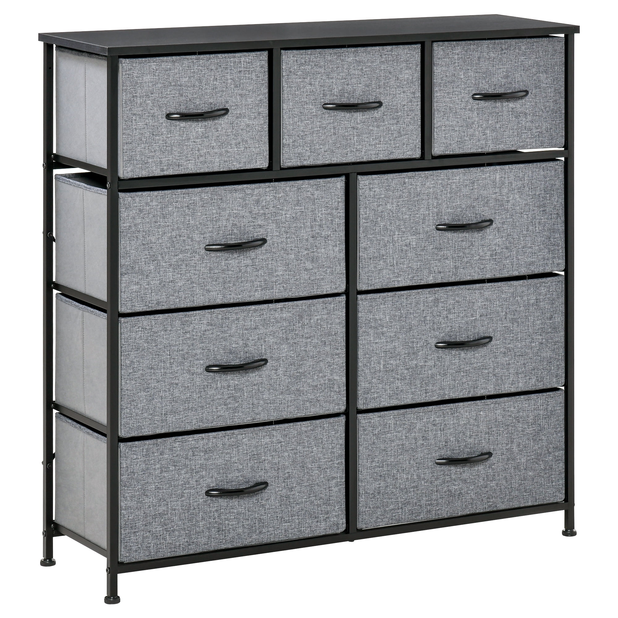 Storage Solutions for Bedroom HOMCOM 9 Drawers Storage Chest Dresser ...
