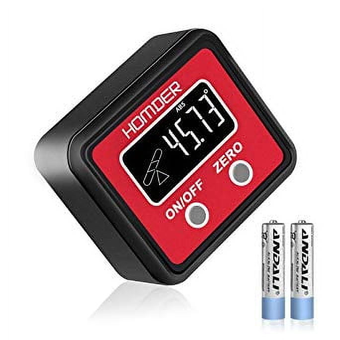 Homder Digital Angle Gauge with Magnetic Base, Protractor for Carpentry ...