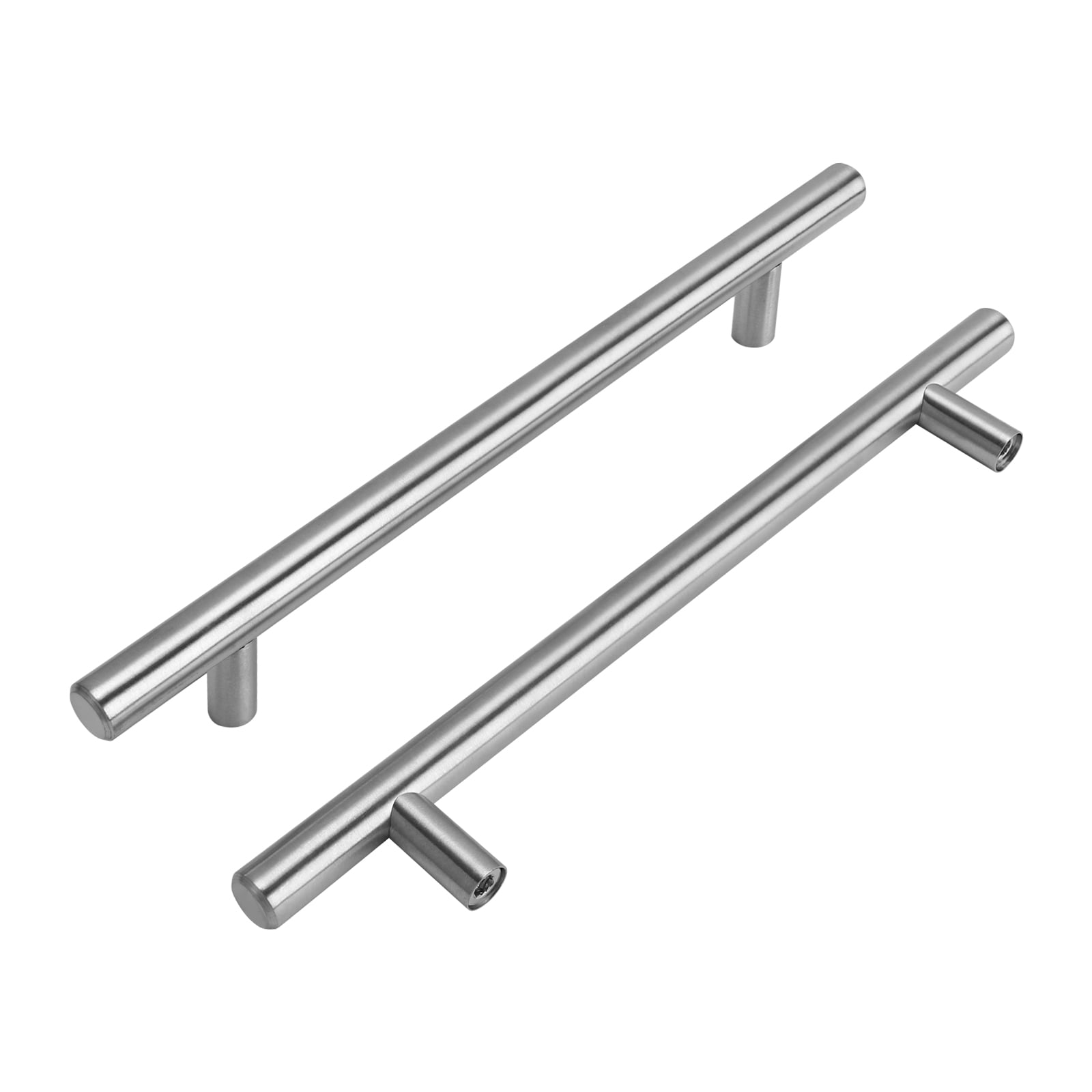 Homdiy 10 Pack Cabinet Handles Brushed Stainless Cabinet Pulls Drawer ...