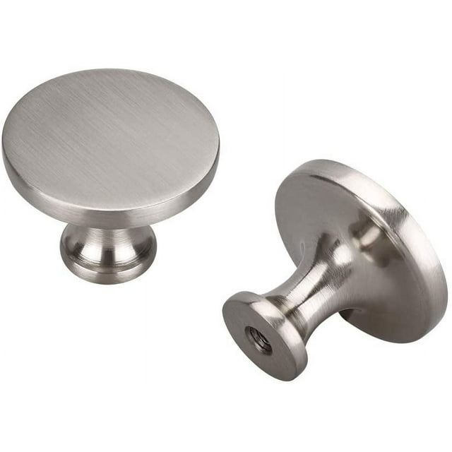 Homdiy 25 Pack Cabinet Knobs Brushed Nickel Drawer Knobs - Cabinet Hardware Brushed Nickel ...