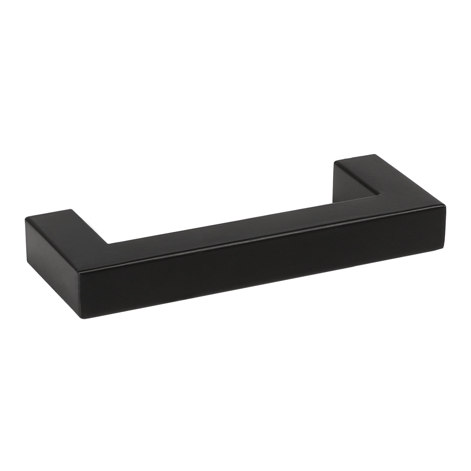 Homdiy 25 Pack Matte Black Cabinet Pulls Square Kitchen Cabinet Handles ...