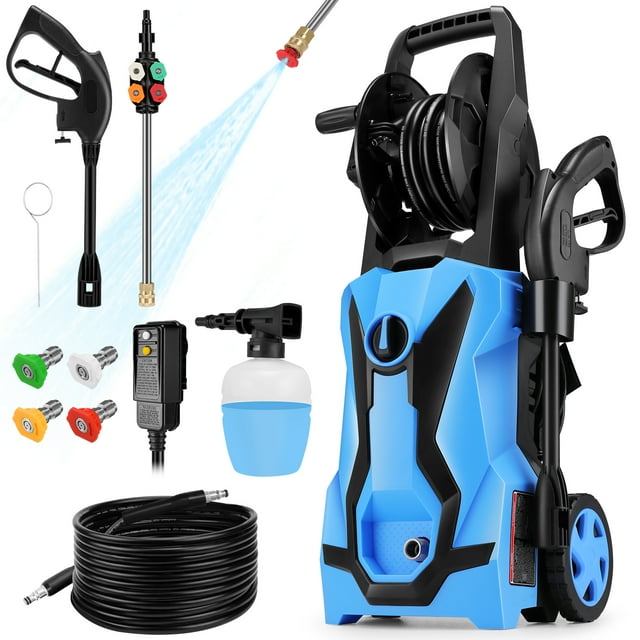 Homdox WD4000 Electric Pressure Washer, Portable 1.8GPM Power Washer ...