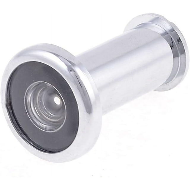 Home 180 Degree Viewing Angle Door Viewer Peephole Silver Tone ...