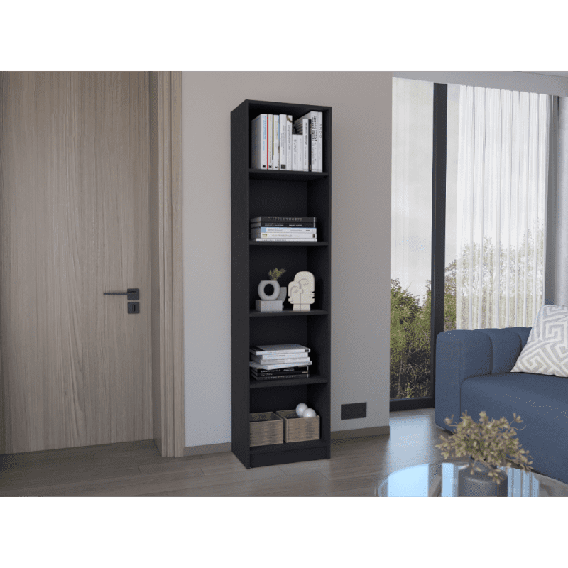 Home 2-Door Bookcase, Modern Storage Unit with Dual Doors and Multi ...