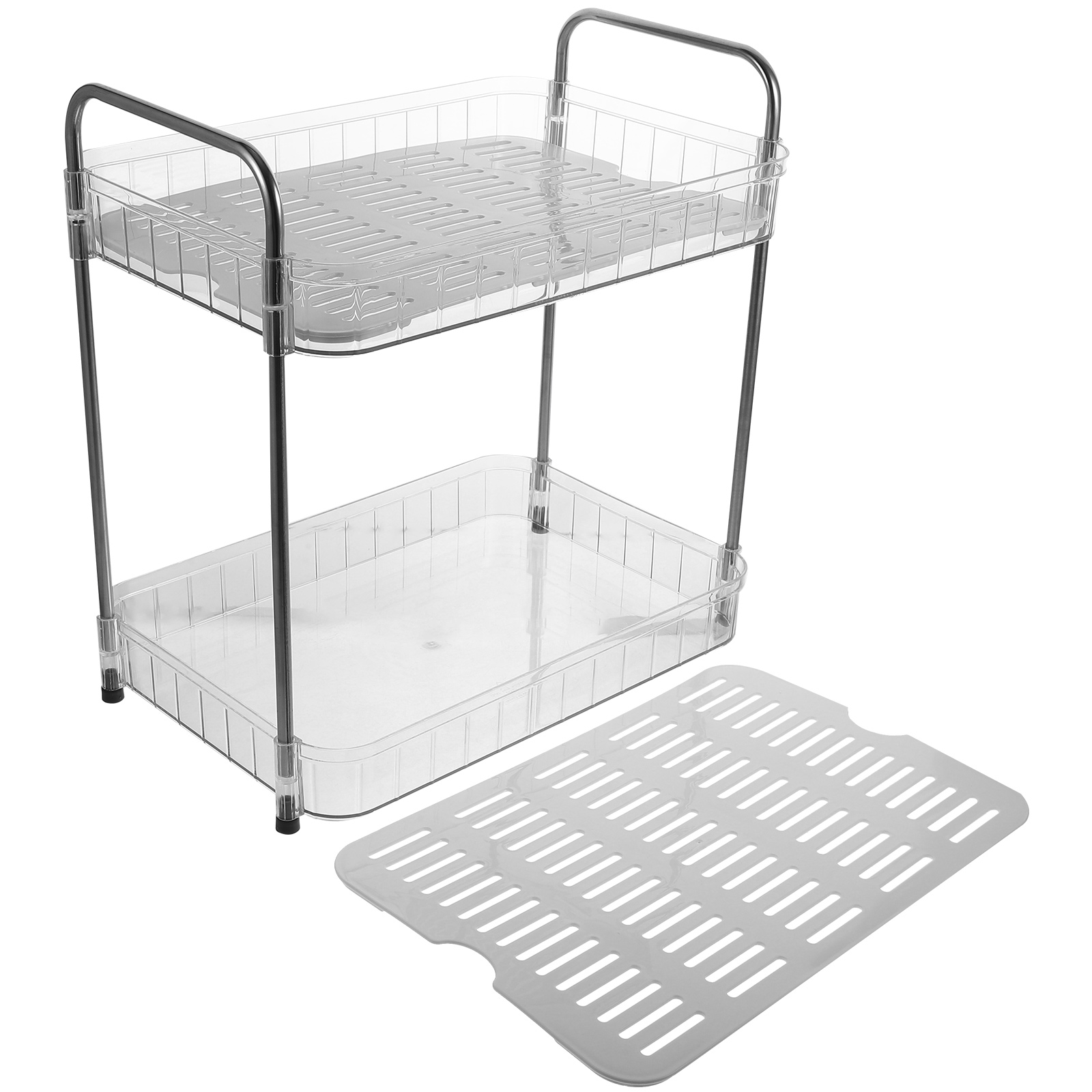 Home 2-Tier Cups Mugs Drying Rack Kitchen Storage Organizer Multi ...