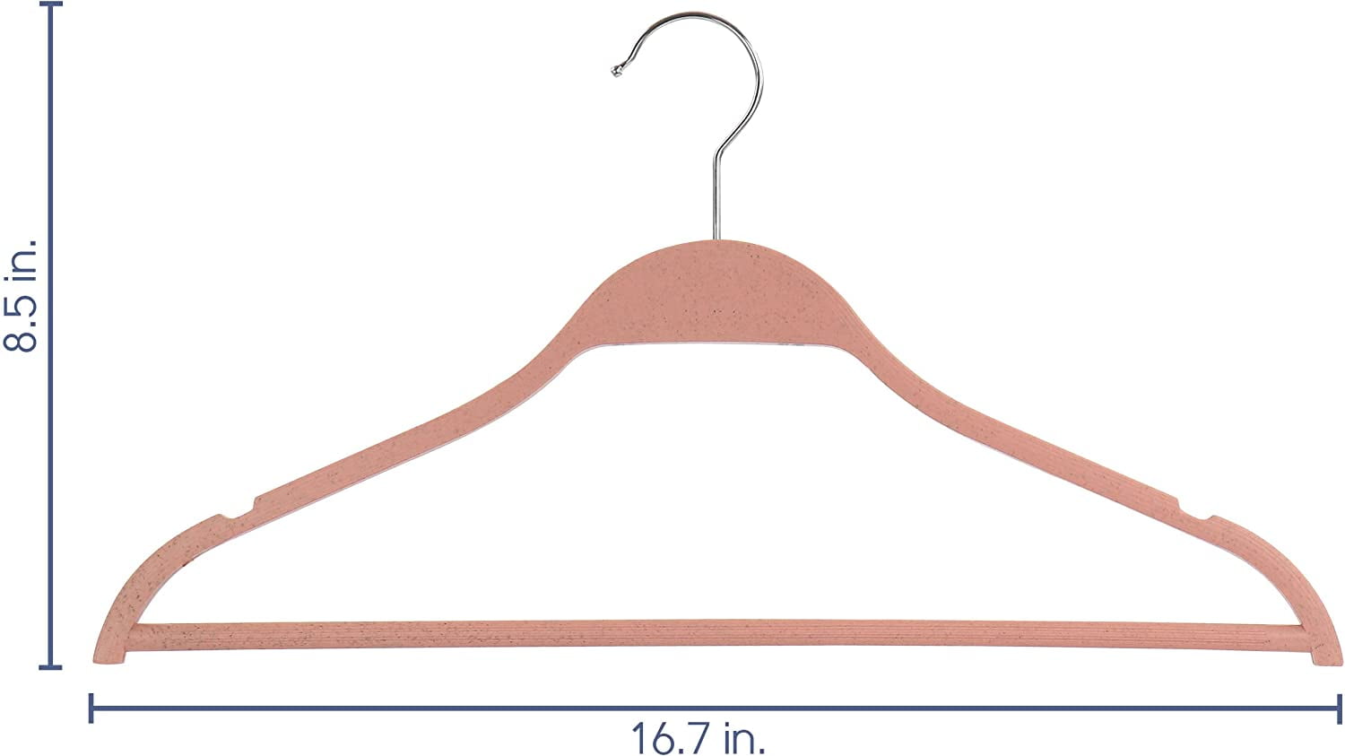 Home 20 Piece Coat Hangers in Pink (ELH-20) (Pack of 2) - Walmart.com