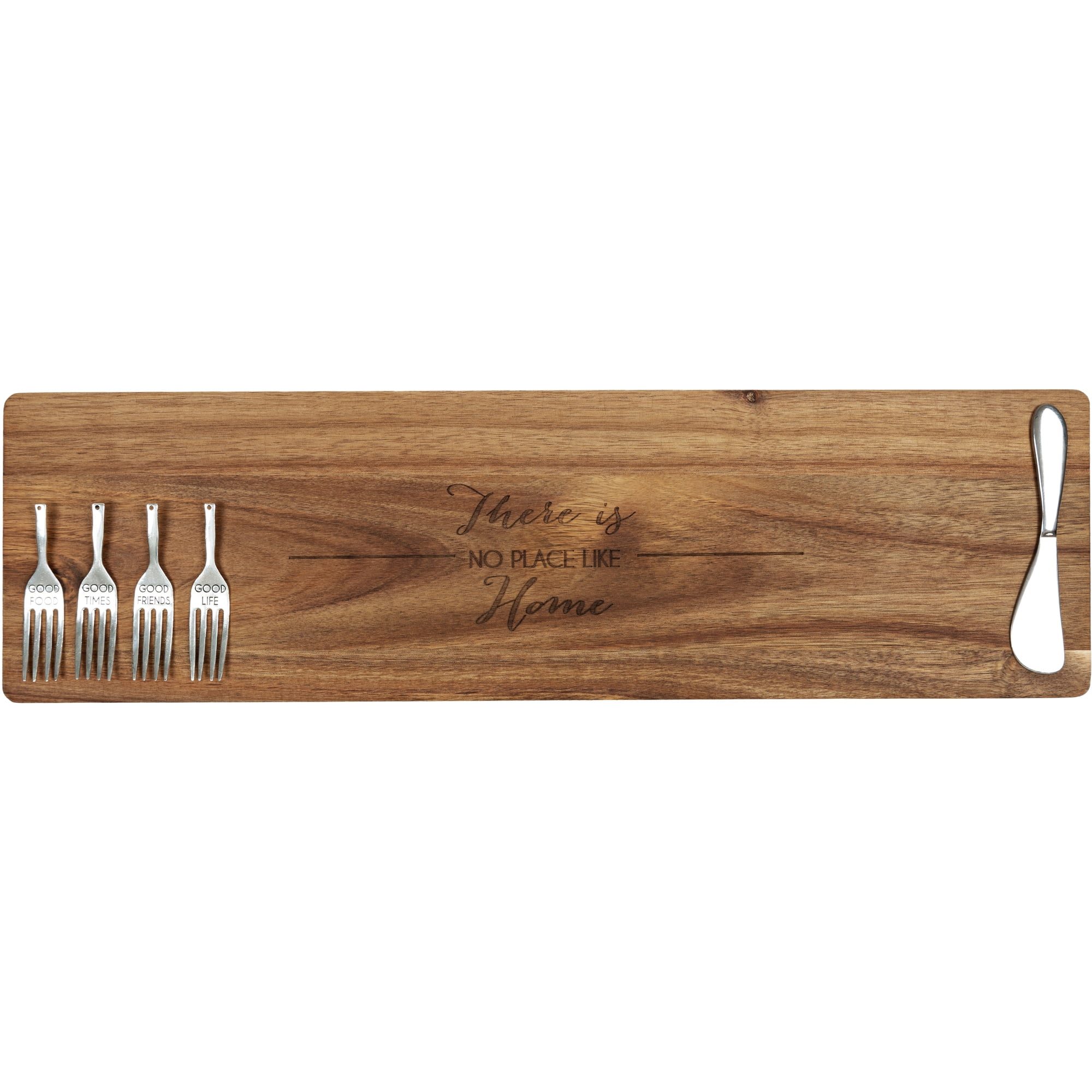 Home - 21" Acacia Cheese/Bread Board Set - Walmart.com