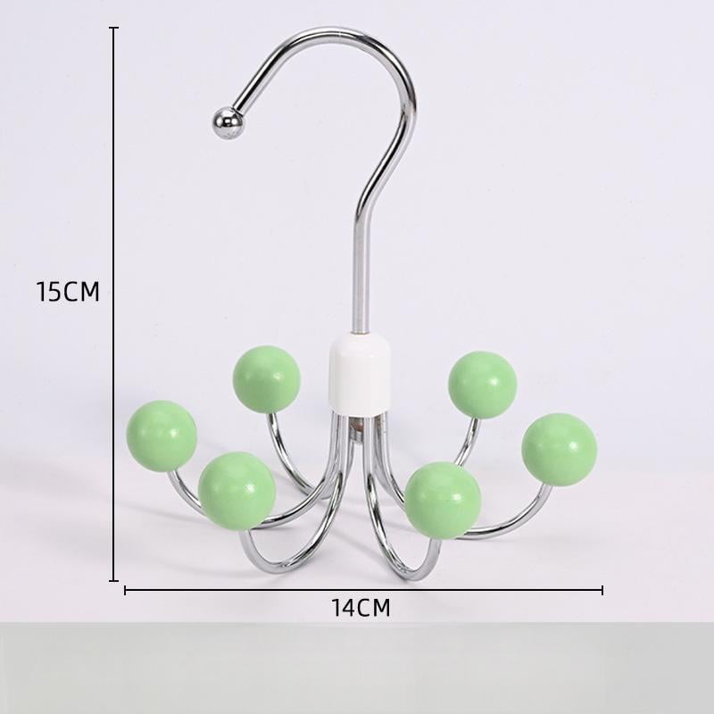 Home 360° rotating six claws coat rack Home use simple six claw hook ...