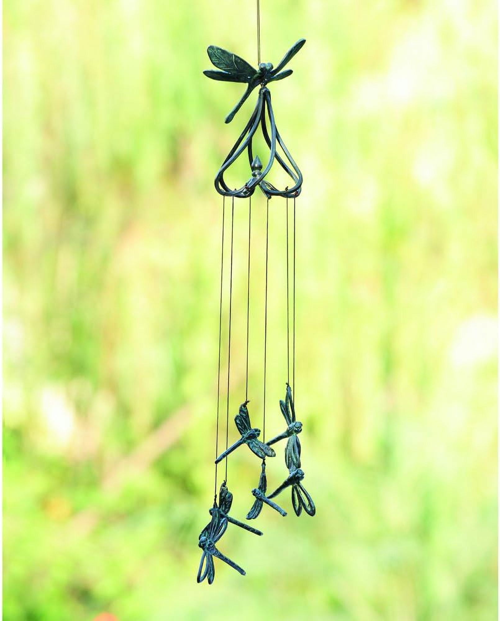 Home 50477 Stylized Dragonfly Wind Chime - Walmart.com