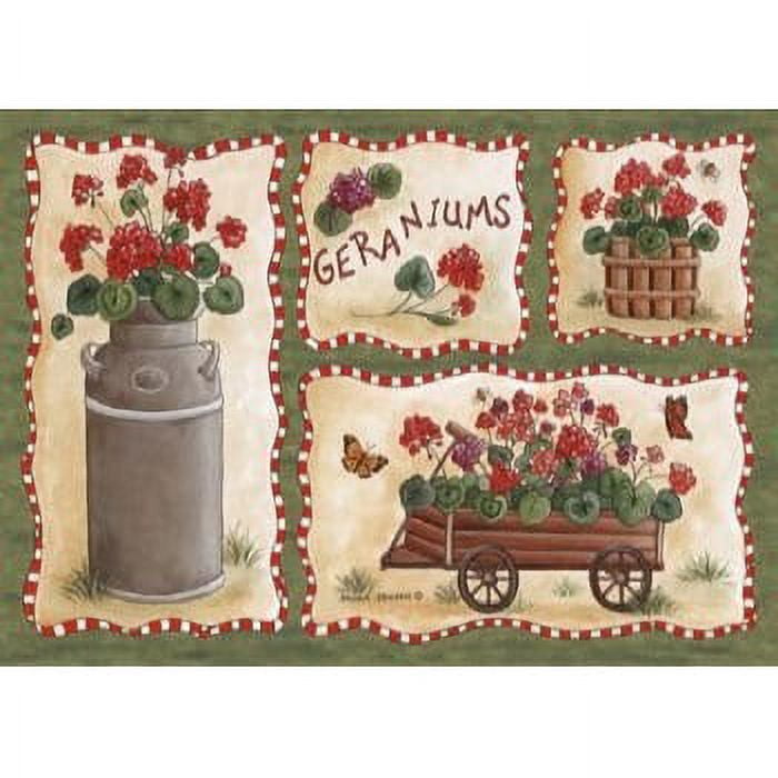 Home Accents Geraniums Novelty Rug - Walmart.com