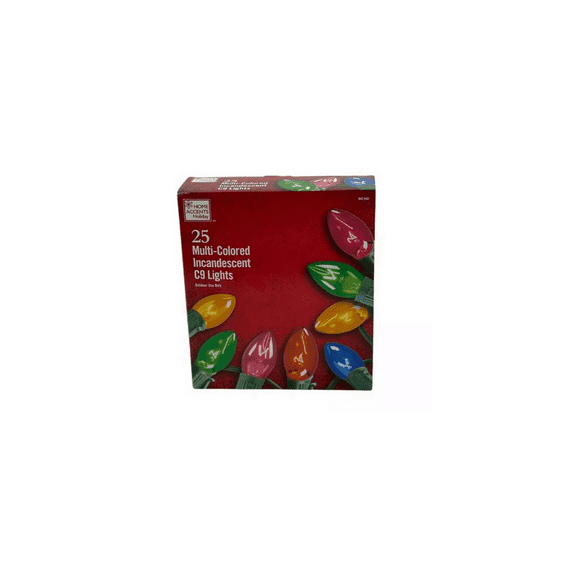 Home Accents Holiday 25L Multi Christmas String Lights - Walmart.com