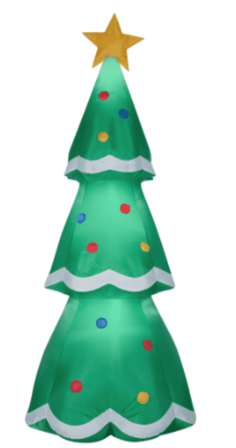 Home Accents Holiday 6.5 ft. LED Airblown Inflatable Christmas Tree ...