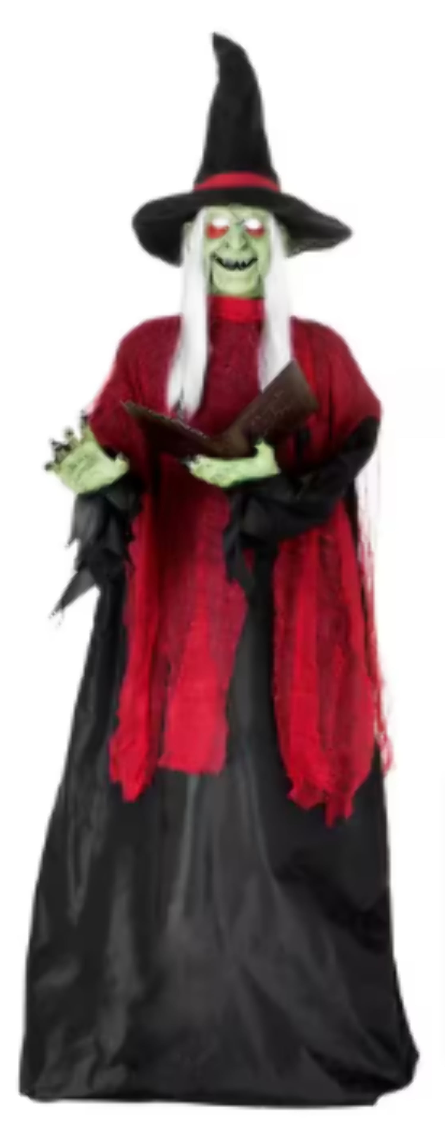 Home Accents Holiday 6 ft. H Animated Spellcasting Witch - Walmart.com