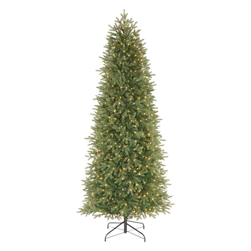 Home Accents Holiday 7.5 Ft. Pre-Lit LED Jackson Noble Fir Slim ...