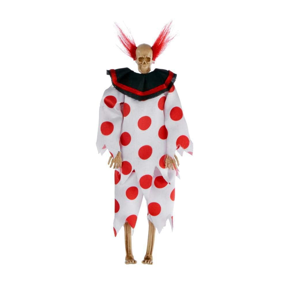 Home Accents Holiday 7 in Pose-N-Stay Mini Clown Skeleton - Walmart.com