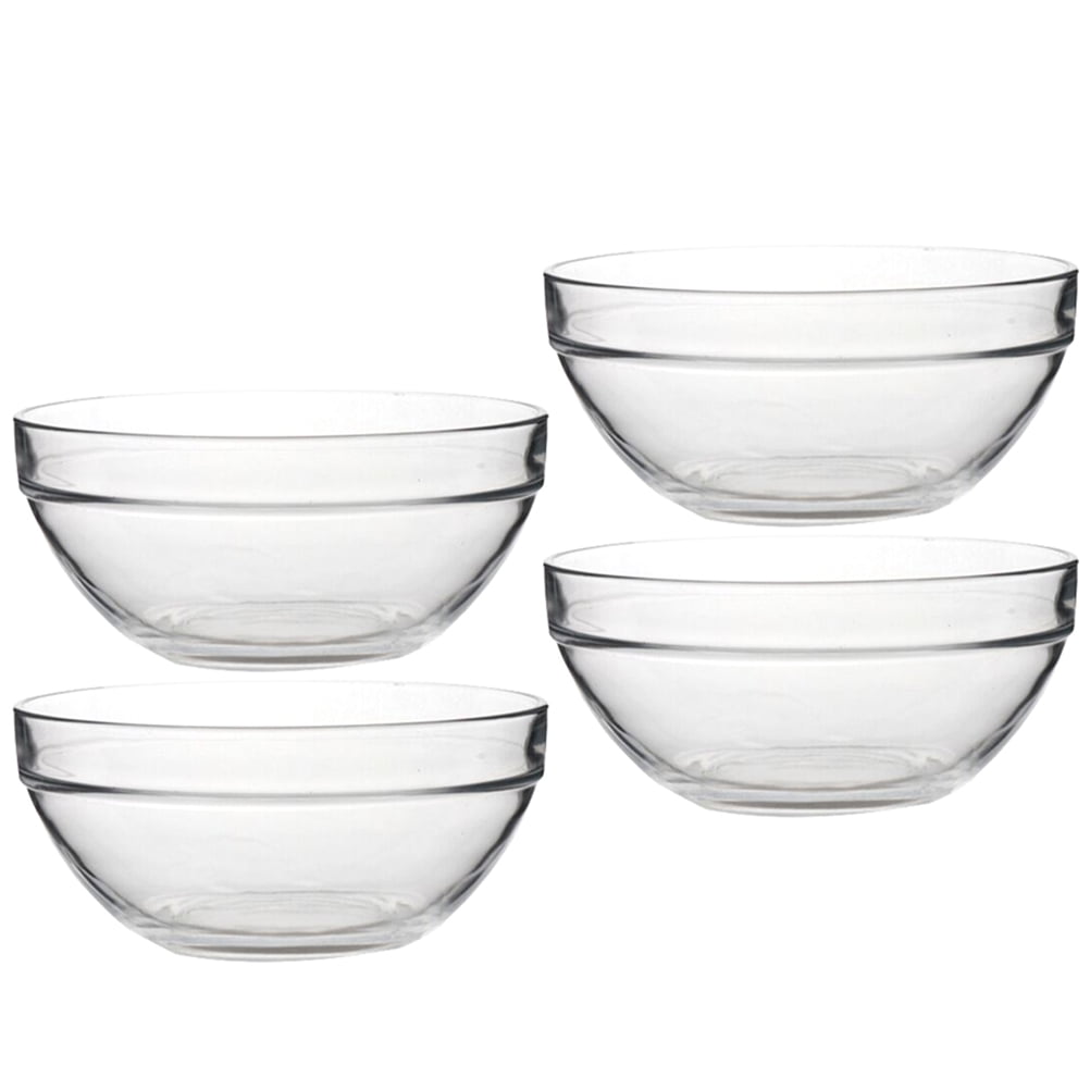 Home Accessory Serving Bowl for Kitchen Bozai Cake 4 Ramekins Small Bowls Commercial Glass Pcs ...