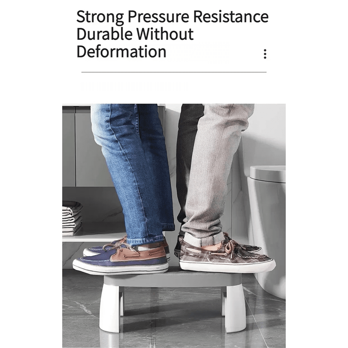 Home Adult Bathroom Accessories Toilet Squat Stool Removable Non-Slip ...