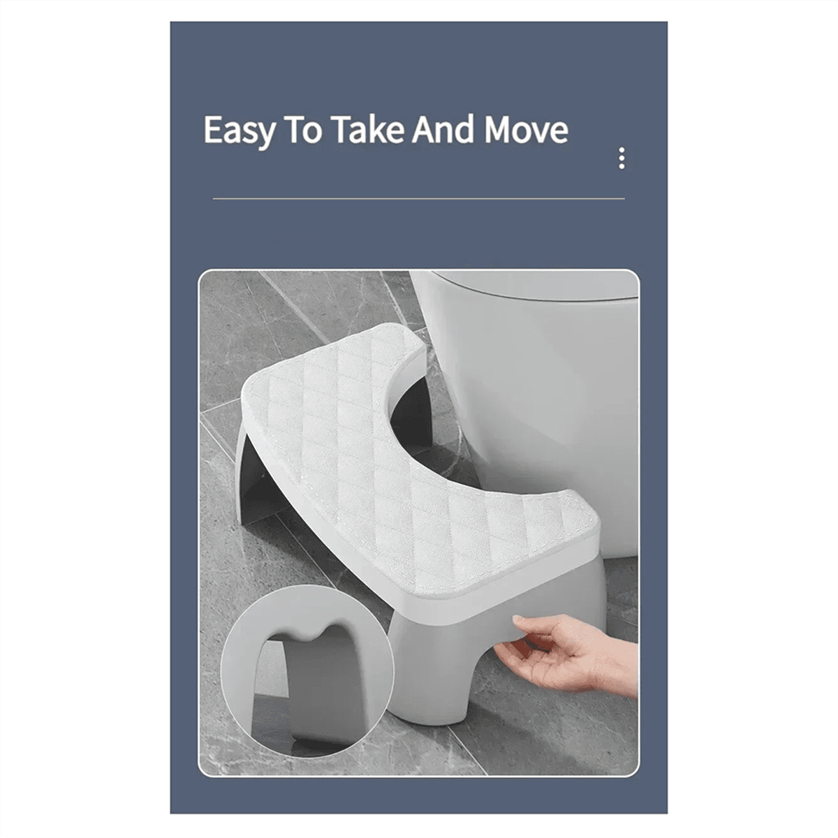 Home Adult Bathroom Accessories Toilet Squat Stool Removable Non-Slip ...