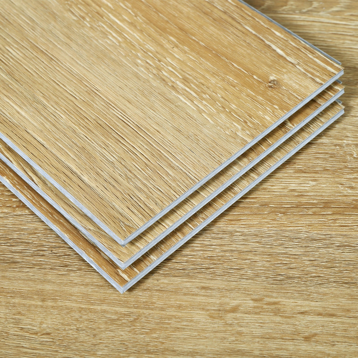 Home Aesthetics Interlocking Vinyl Flooring Planks 36" X 6", 14 Planks ...