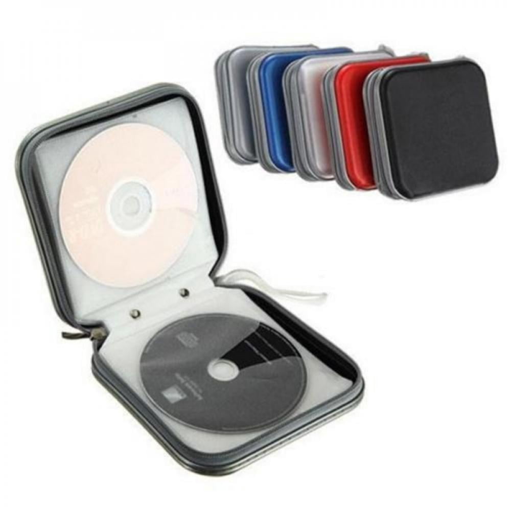 Home Affordable 40 Discs Portable Plastic Cd Dyd Wallet Bracket Zipper ...
