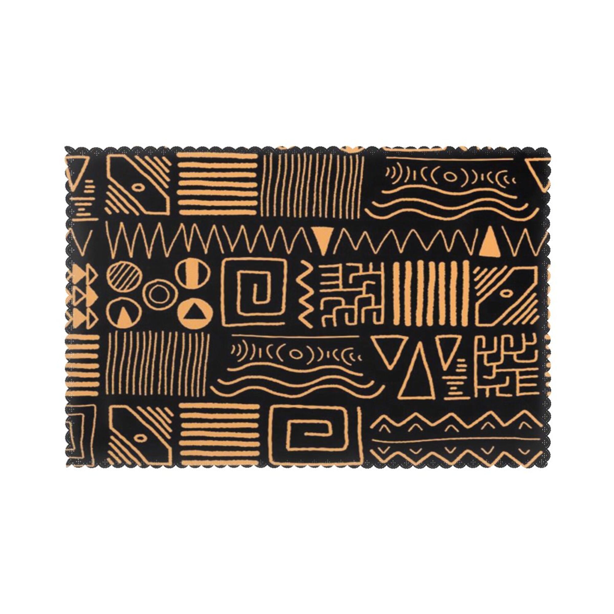Home African Ethnic Pattern - Tribal Art Background Placemats Set Of 6 ...