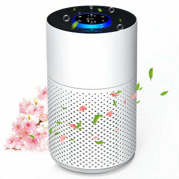 Home Air Purifier with H13 True HEPA Filter, 3-in-1 Air Cleaner for ...
