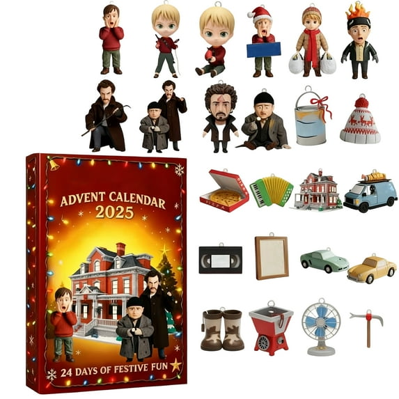 Home Alone Advent Calendar 2025 - Home Alone Pendant Kit with 24 Days ...