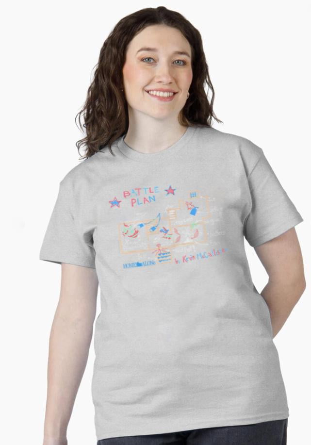 Home Alone Kevin Battle Plan Unisex tee Funny Math Movie Fun, for men ...