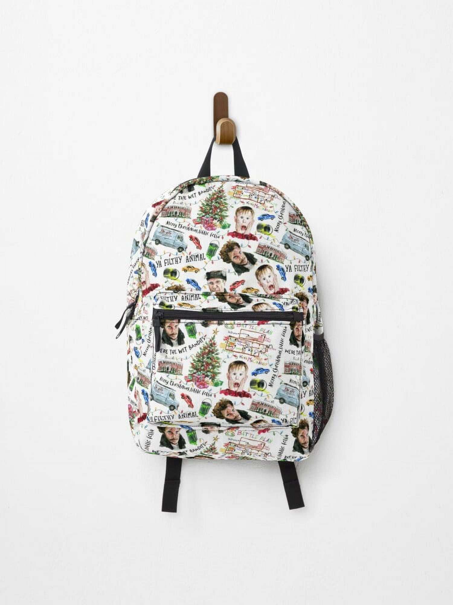 Home Alone Kevin McCallister Christmas Holiday Pattern Backpack ...