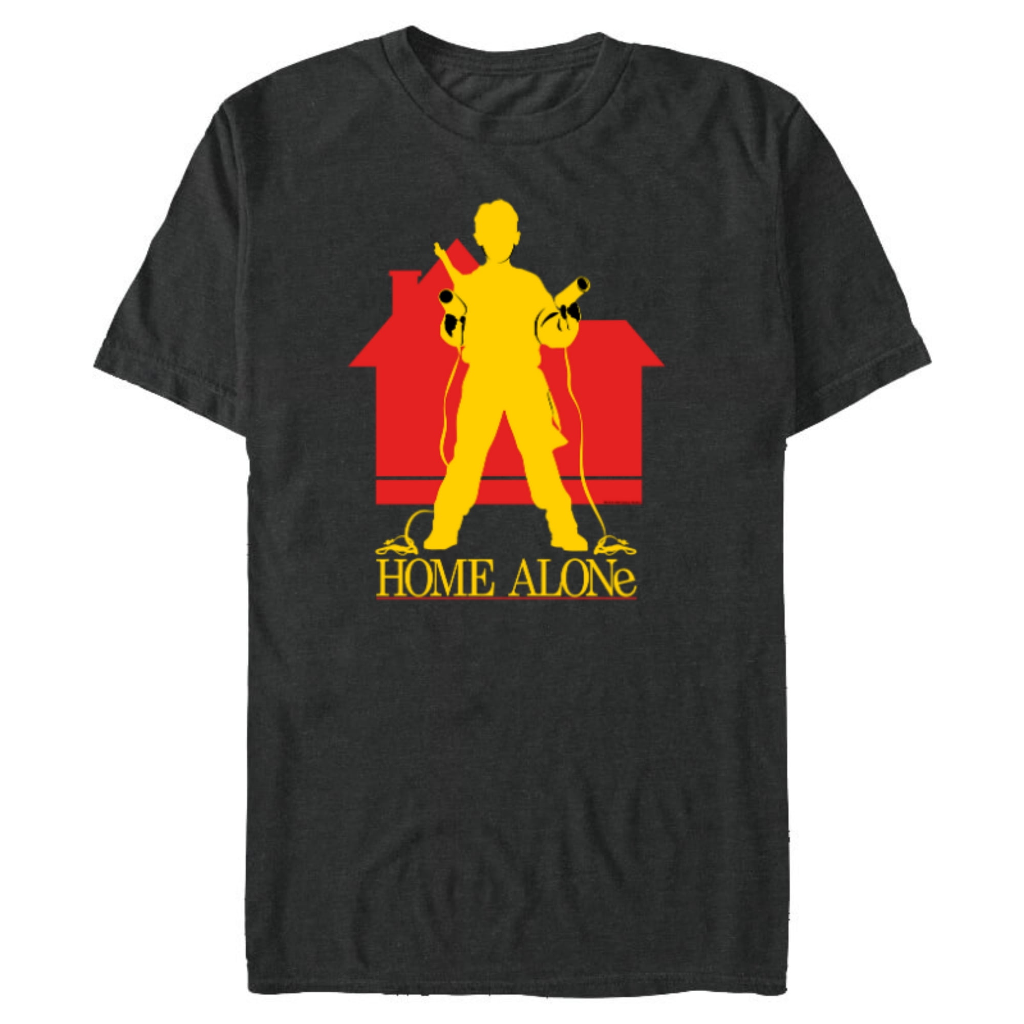 Home Alone Kevin McCallister Silhouette House Logo Retro - Short Sleeve ...