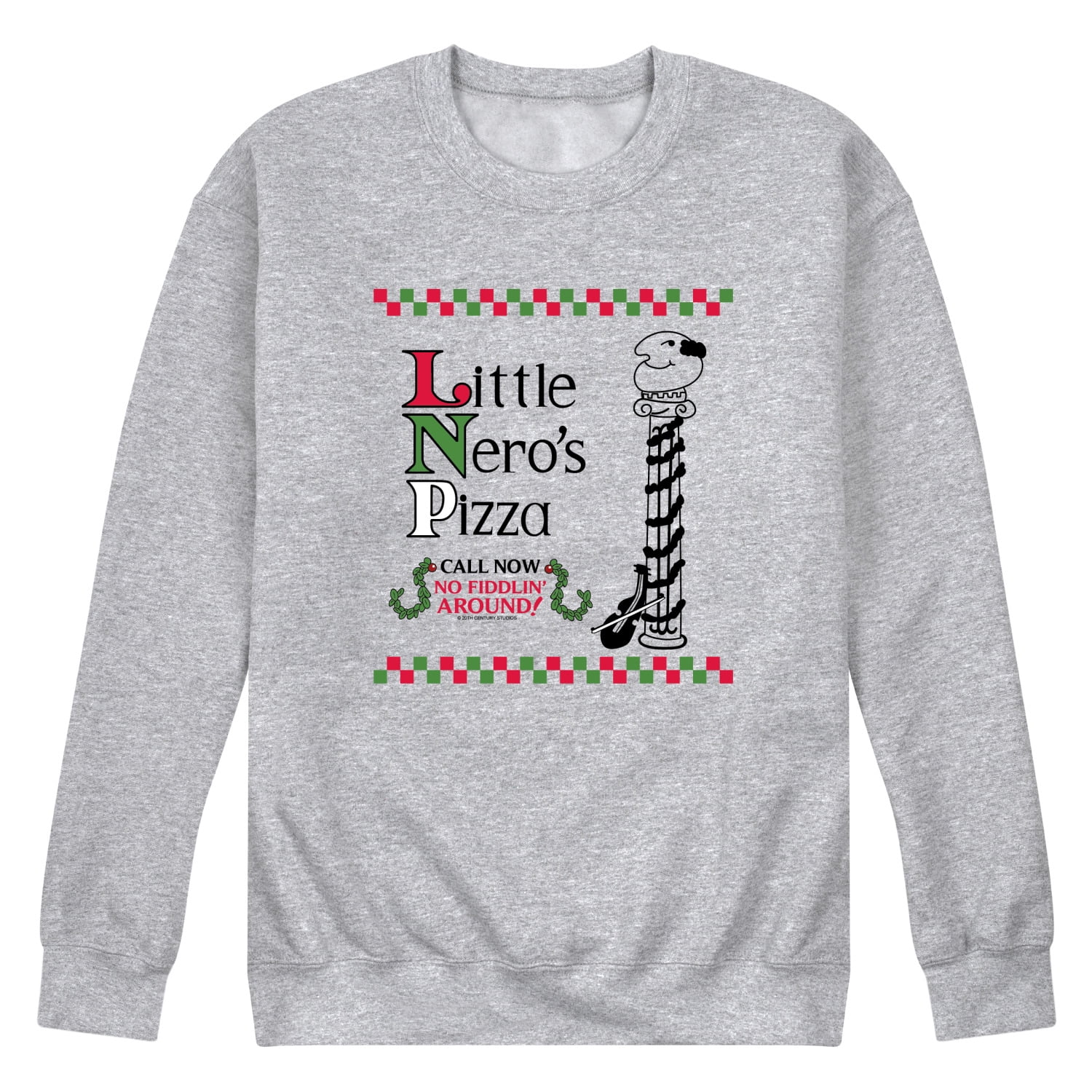 Home Alone - Little Neros - Men's Long Sleeve Crew Fleece Sweatshirt ...