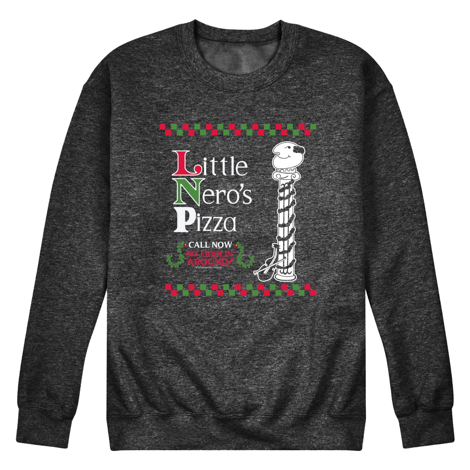Home Alone - Little Neros - Men's Long Sleeve Crew Fleece Sweatshirt ...