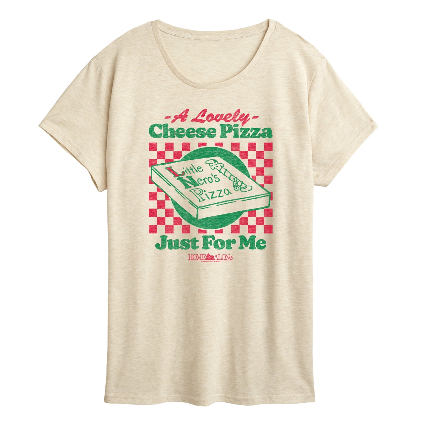 Home Alone - Lovely Cheese Pizza Just For Me - Women's Short Sleeve ...