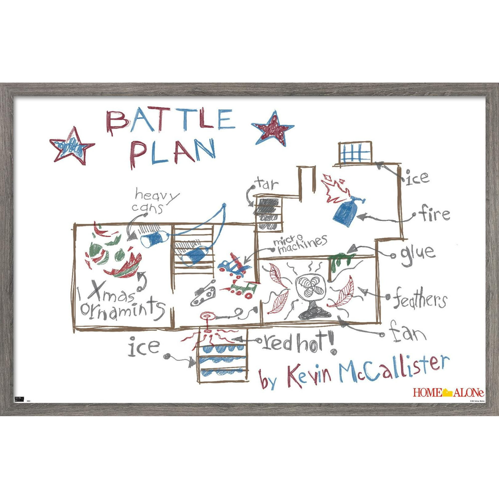 Home Alone Poster Battle Plan