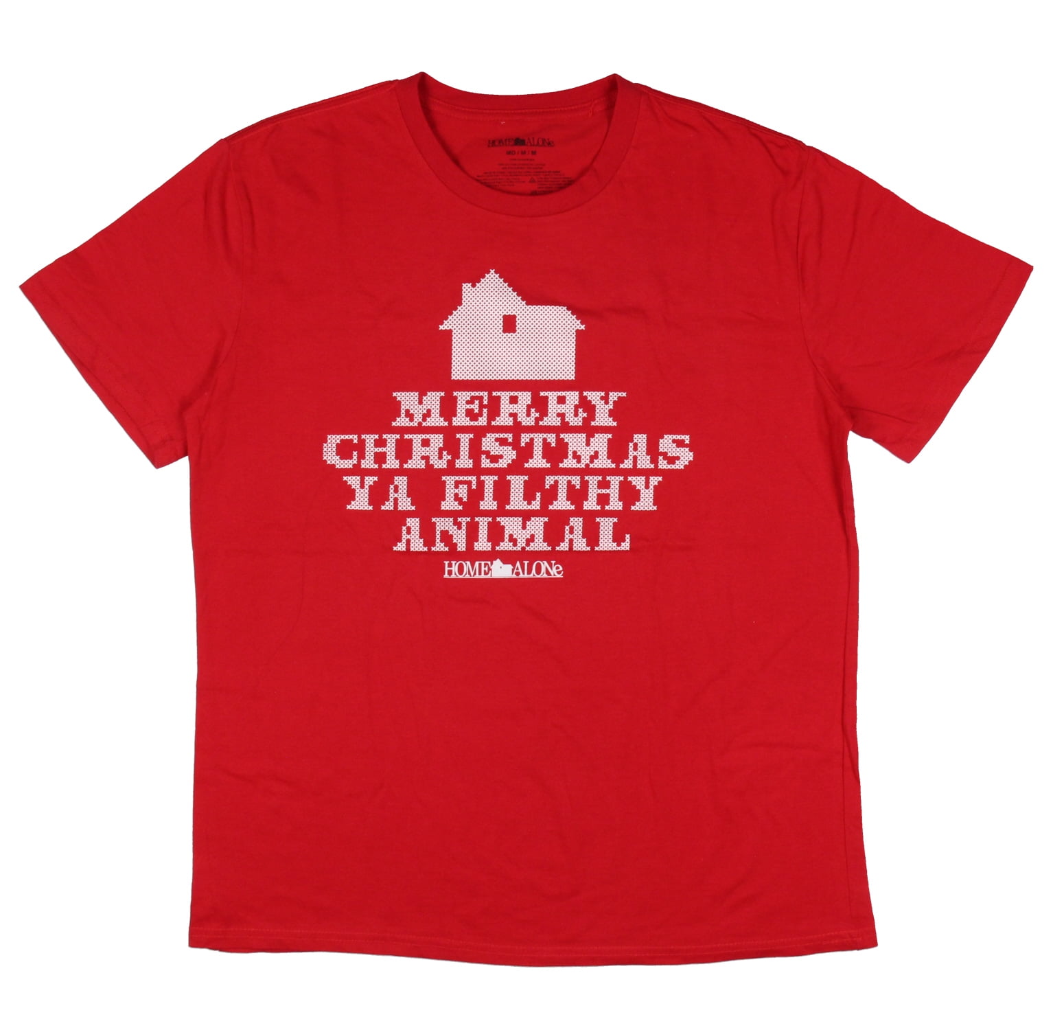 Home Alone Mens' Merry Christmas You Filthy Animal Holiday Classic T ...