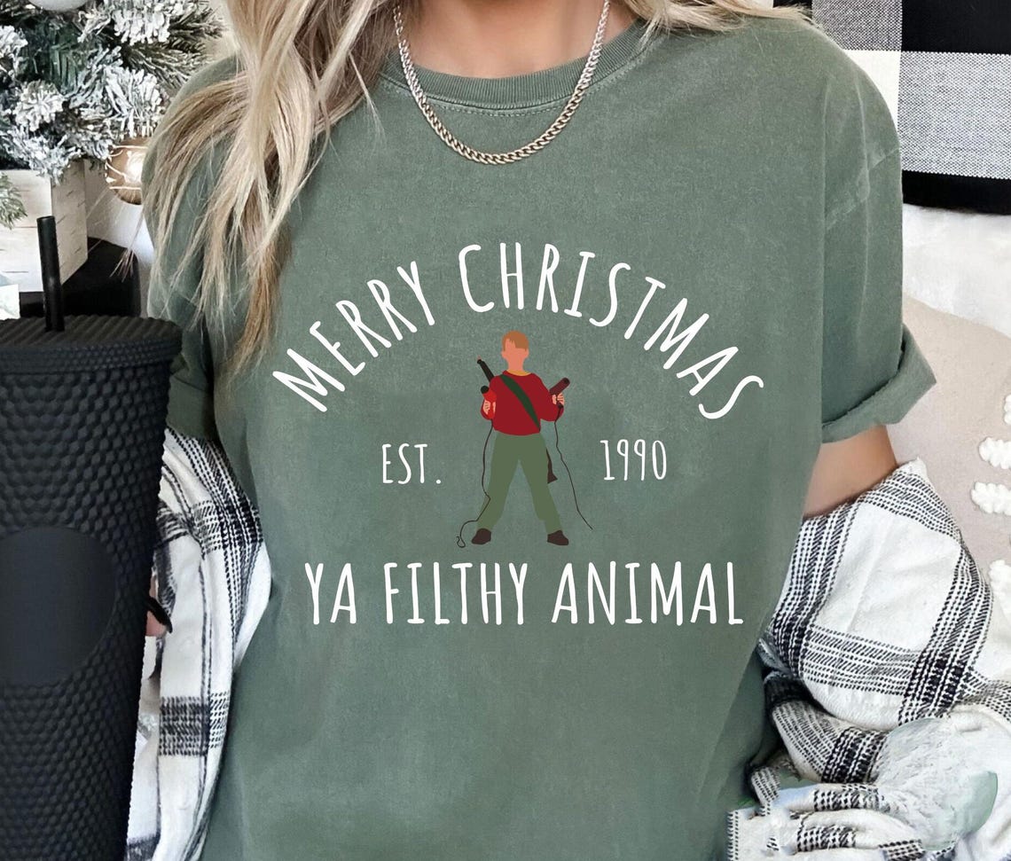 Home Alone Merry Christmas Ya Filthy Animal Shirt, Funny Mccallister ...