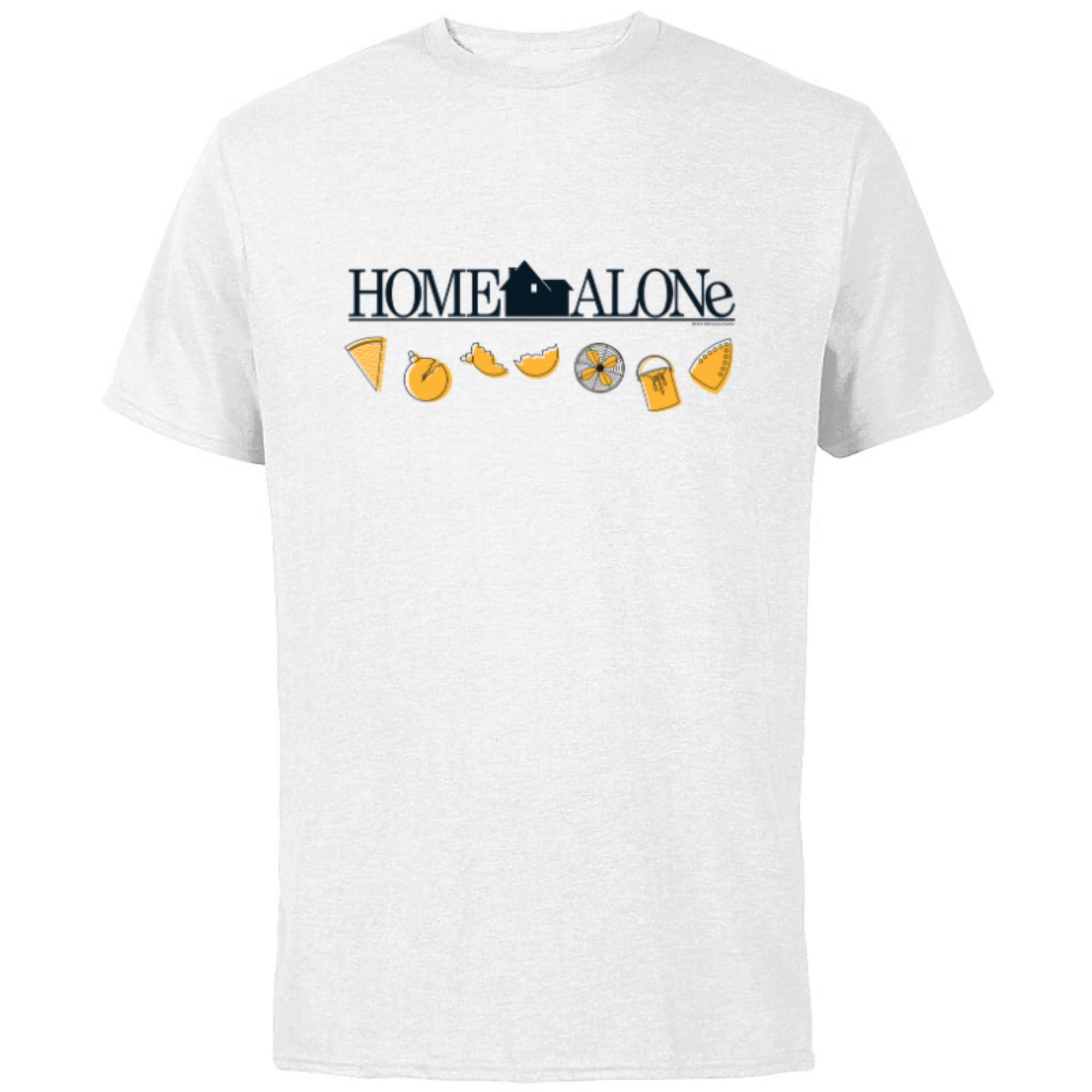 Home Alone Official Movie Logo with Booby Trap Icons - Short Sleeve ...