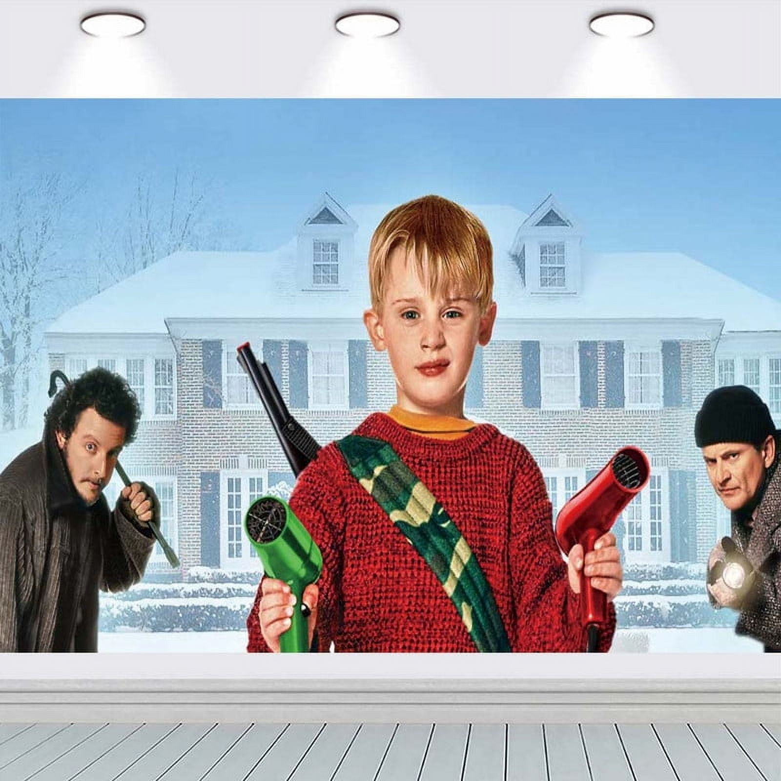 Home Alone Party Supplies Background Backdrop Taspestry Banner Poster ...