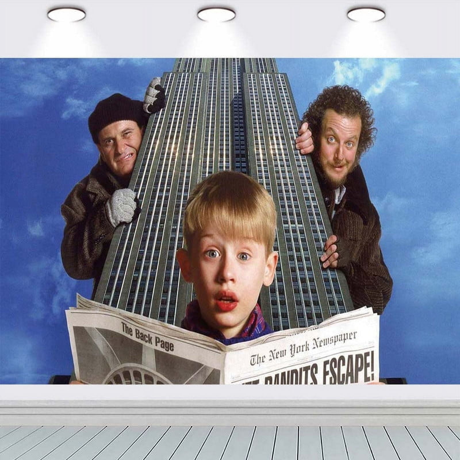 Home Alone Party Supplies Taspestry Poster Banner Backdrop Background ...