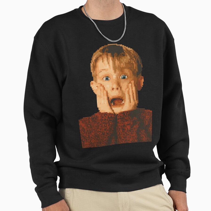 Home Alone Pixel Art Retro Vintage Funny Graphic Aesthetic Holiday Gift ...