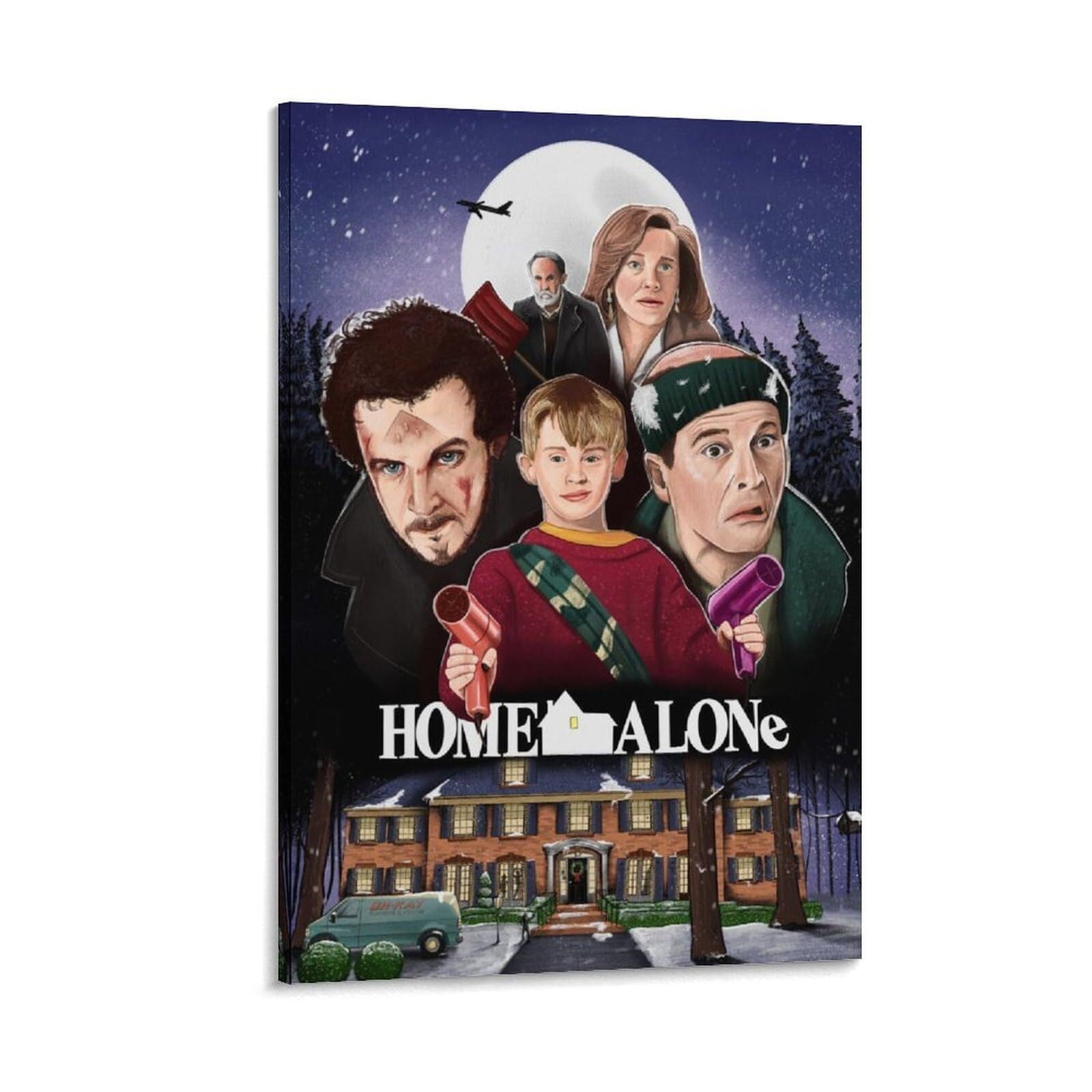 Home Alone Poster Classic Movie Vintage Posters Wall Art Poster Bedroom ...