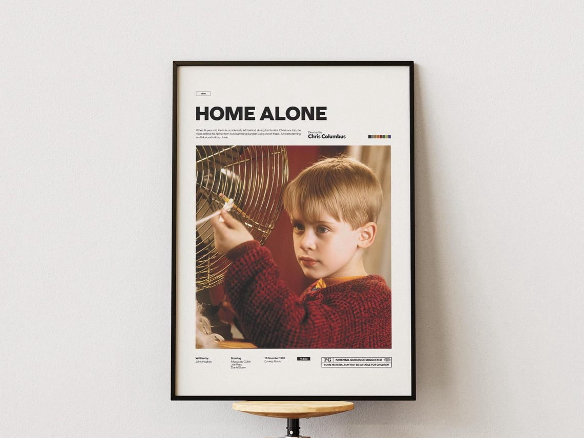 Home Alone Poster, Macaulay Culkin Poster, Chris Columbus And Joe Pesci ...
