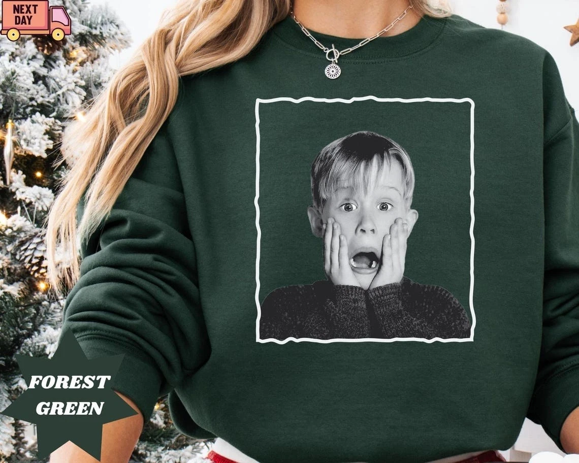 Home Alone Sweatshirt, Movies Inspired Christmas Holiday 2025 ...