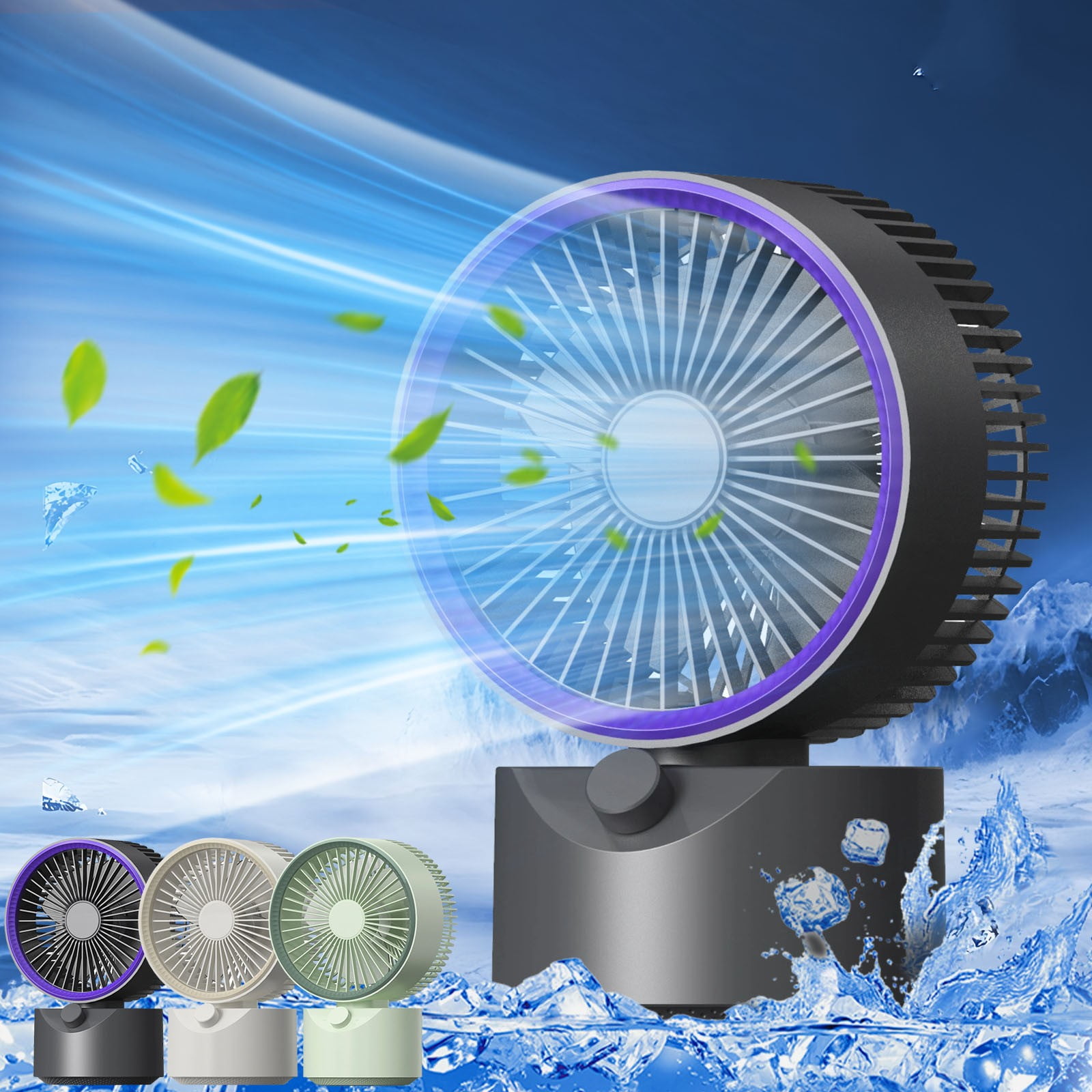 Home Appliances Desktop Air Circulation Fan Small Shaking Head Quiet ...