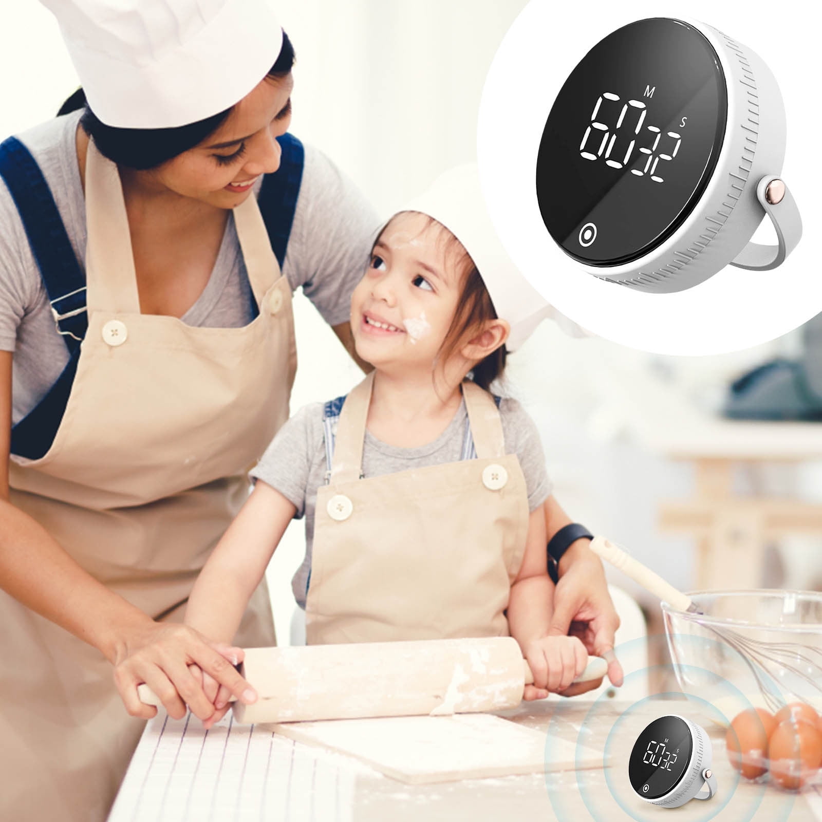 Home Appliances Rotary Timer Household Mute Timer Kitchen Countdown ...