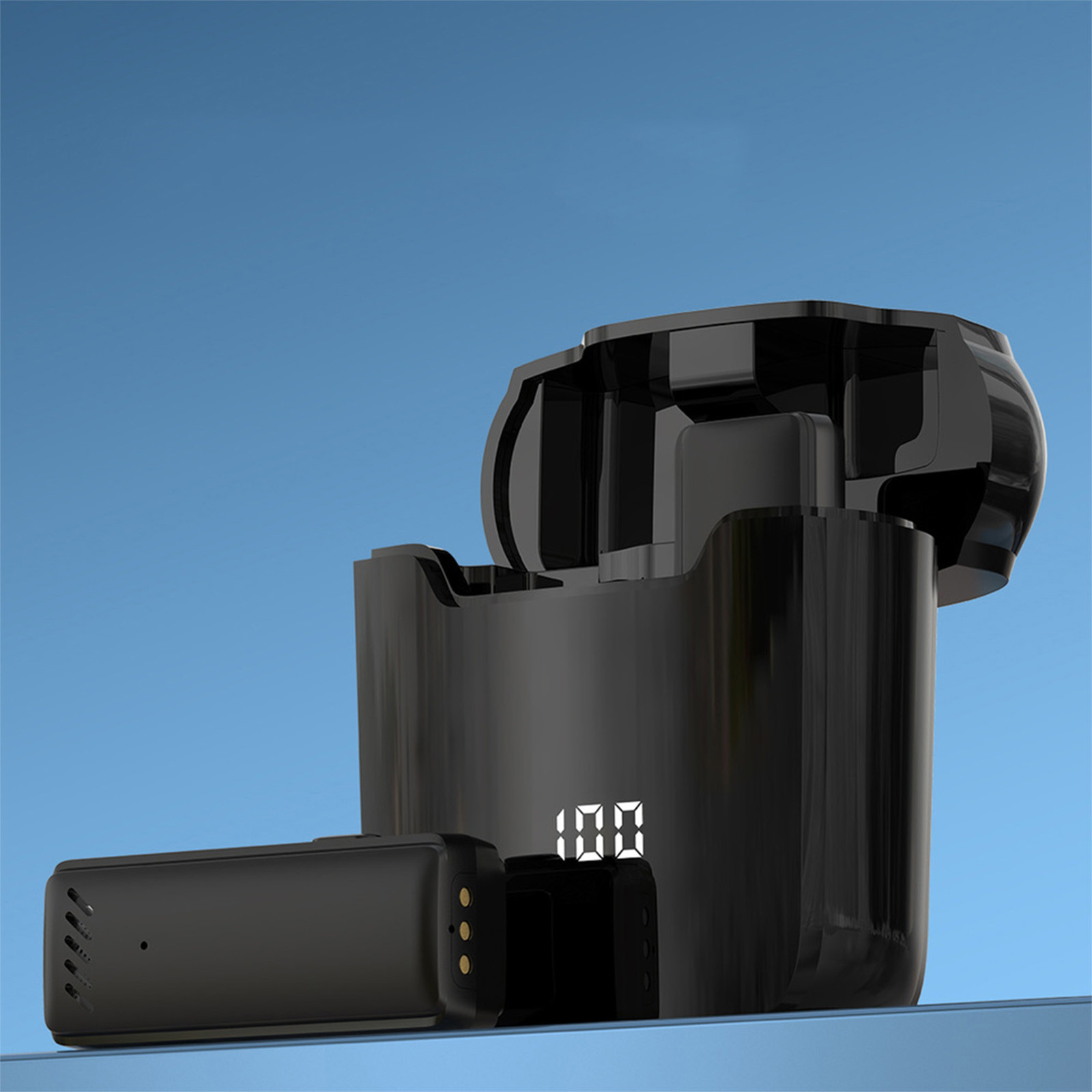 Home Appliances ZKCCNUK Digital Display Wireless Lavalier Microphone ...