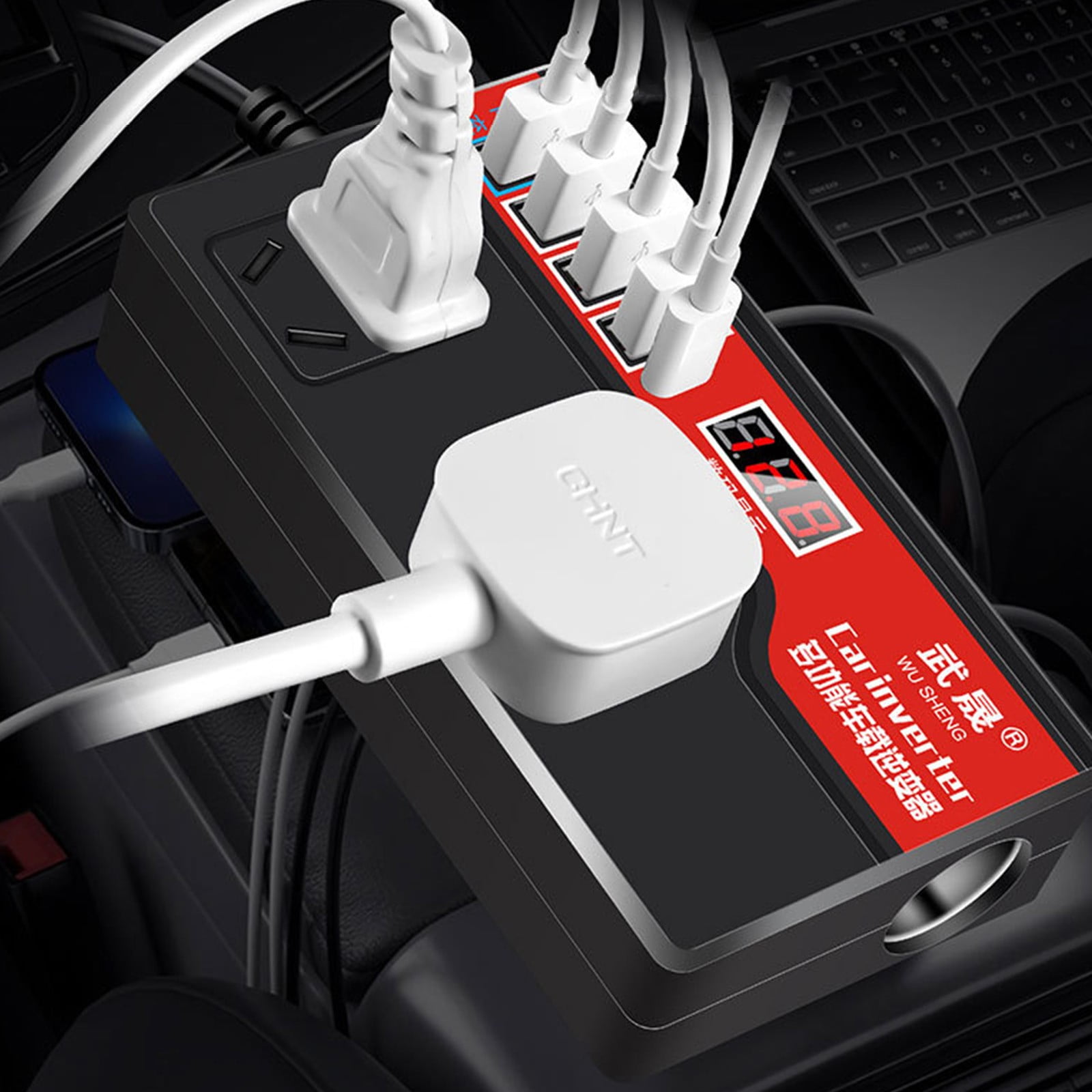 Home Appliances ZKCCNUK Gadgets, Car Inverter Converter 12v24v To 220v ...